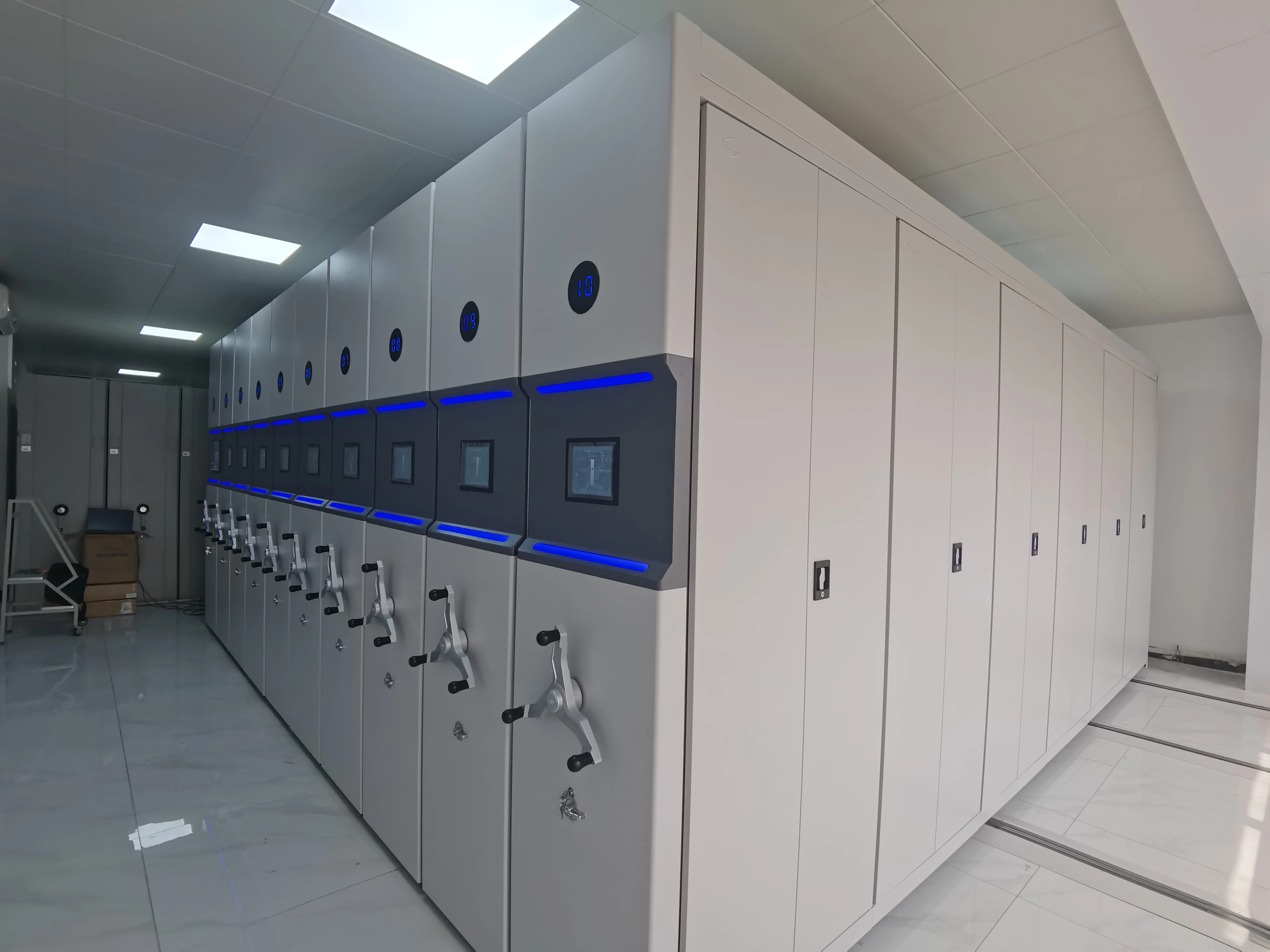 Library Compact Mobile Book Shelf - HUADU Storage System