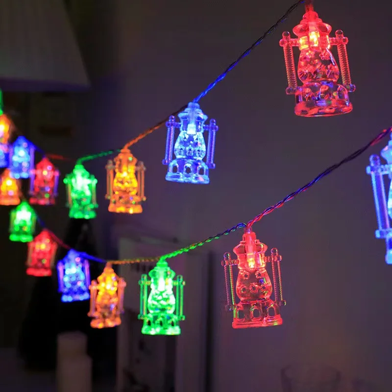 2024 Ramadan Star Lantern Fairy String Lights Eid Mubarak Moon Mosque ...