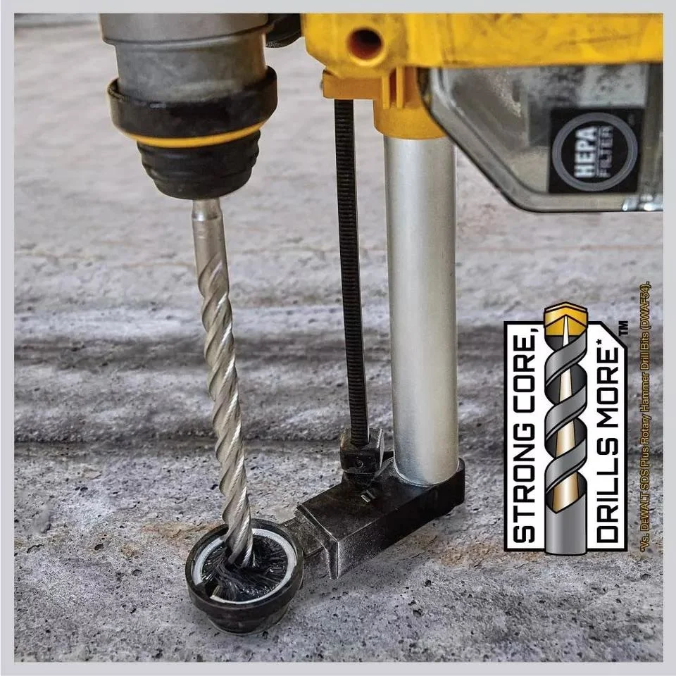 40cr Cross Tip 4 Cutters Double Flutes Copper Plating Sds Plus Hammer ...