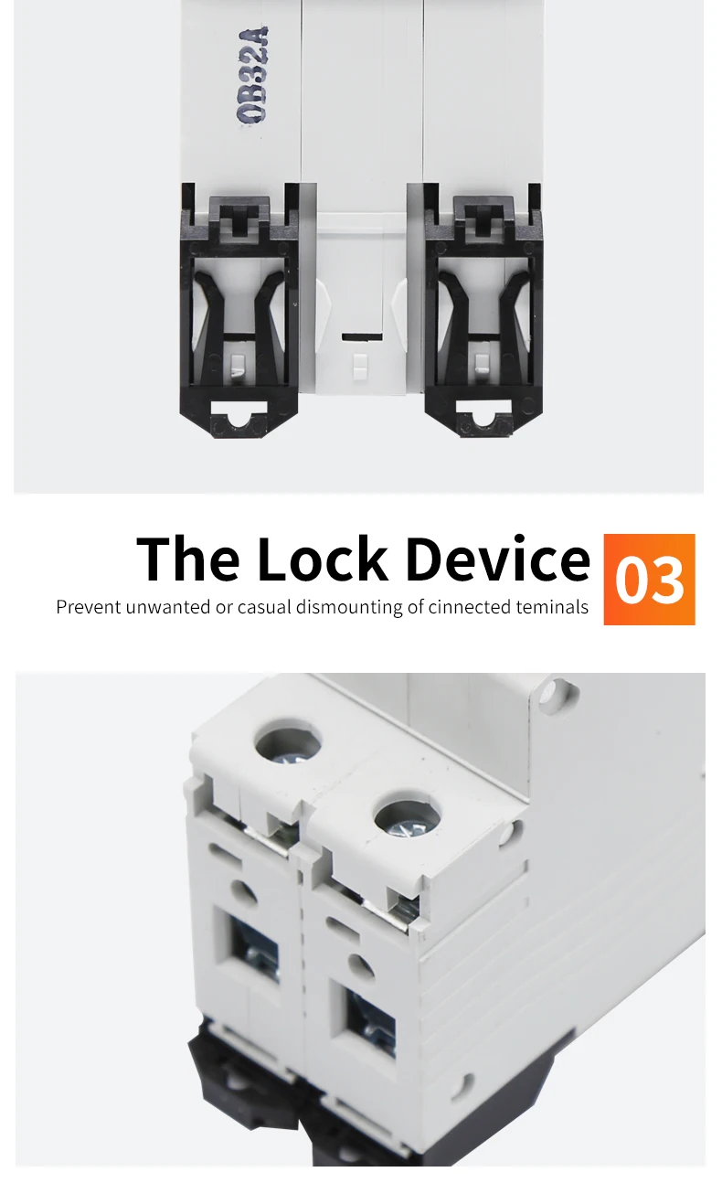 Open Electric MCB AC 220V 380V Mini Miniature Circuit Breaker 1P 2P 3P ...