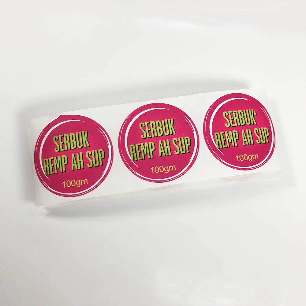 Custom Round 3d Label Printing Logo Waterproof Transparent Silicone ...