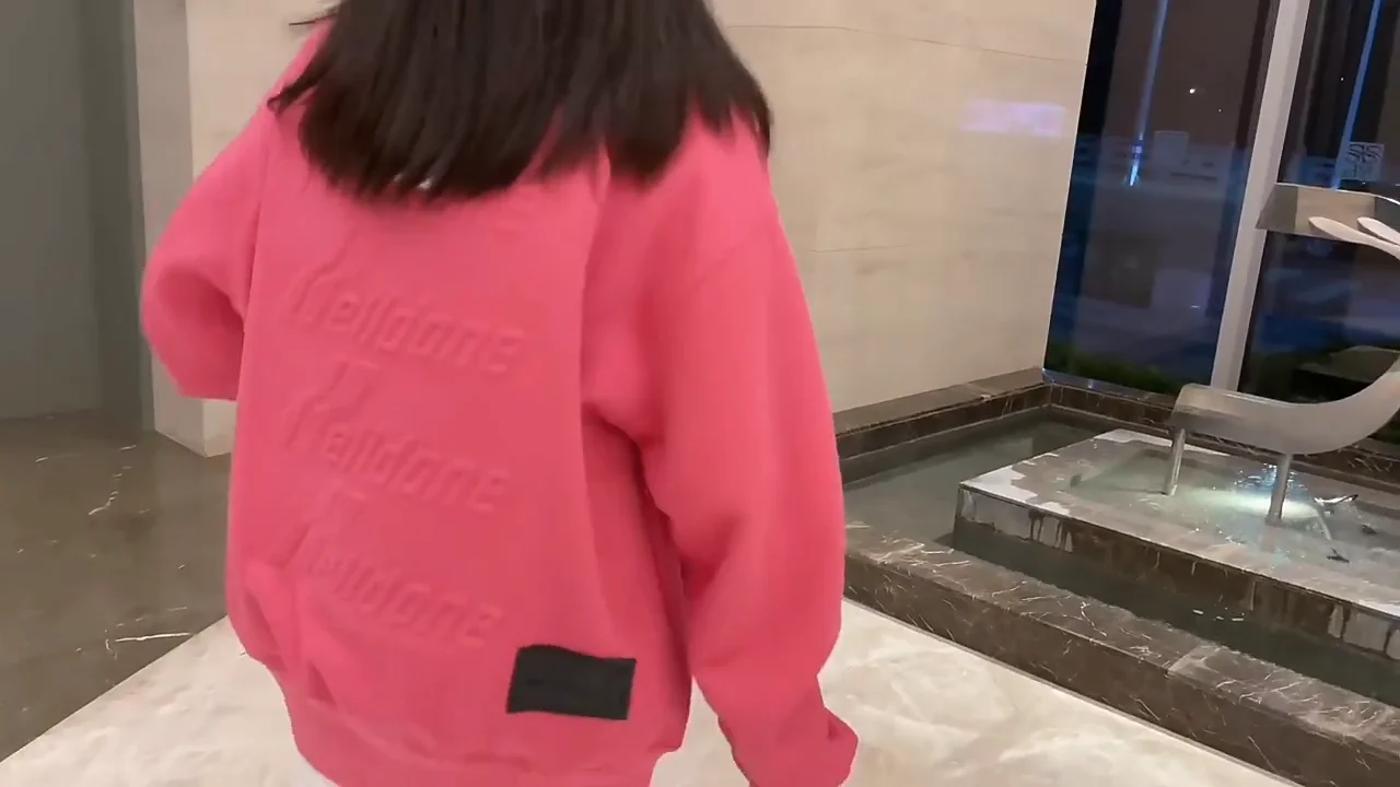 Custom 3d Embossing Logo Oversized Hoodies Women's Plain Embroidered ...