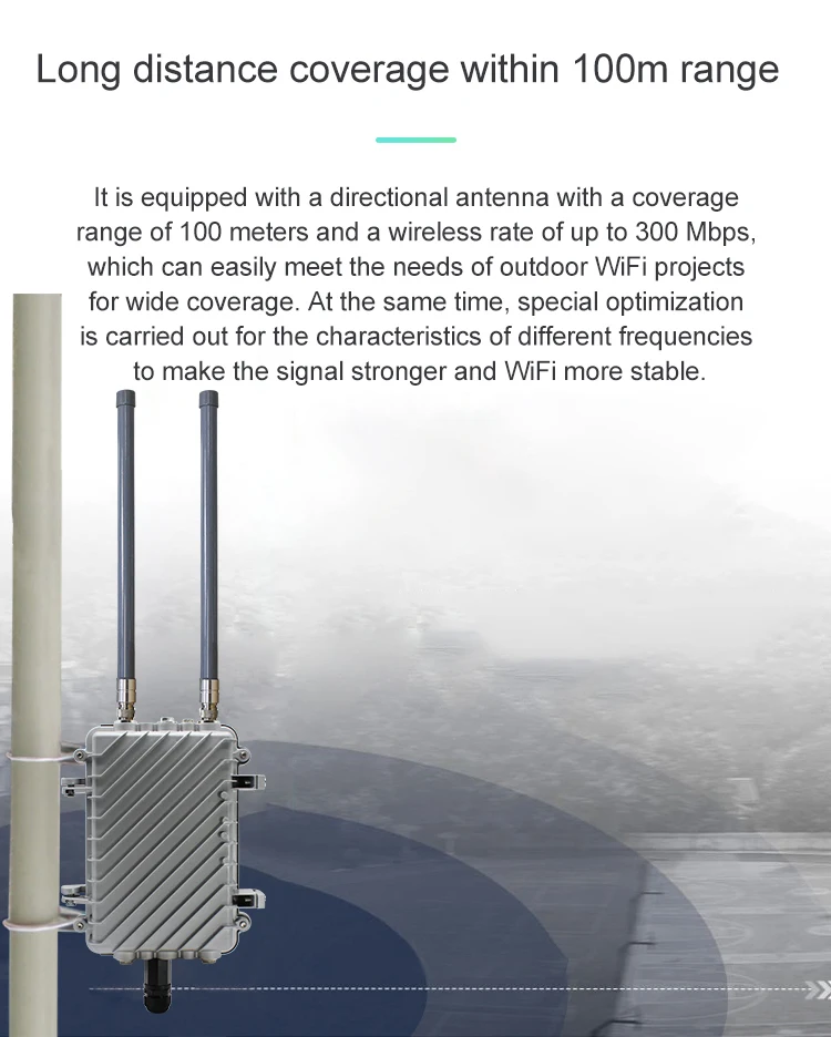 300mbps 2.4ghz Wi-fi Radio 24v Poe Networking Access Point Outdoor ...