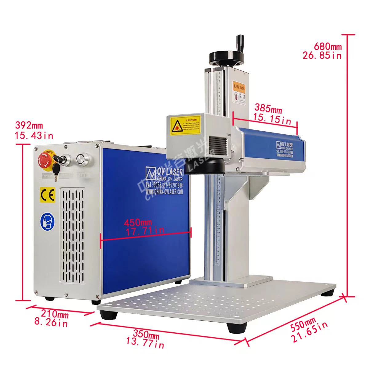 Portable 50W 60W 100W Mopa Fiber Laser Lightburn Color Laser Engraving ...