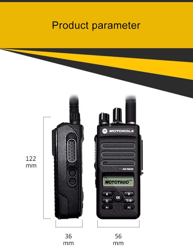 Mototrbo Xir P6620i Ip67 Explosion-proof Transceiver Handheld Digital ...