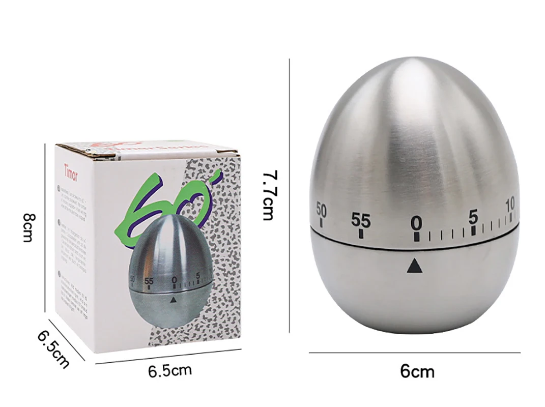 Mechanical Baking And Cooking Alarm Clock,Egg Shaped Countdown Timer Tt ...