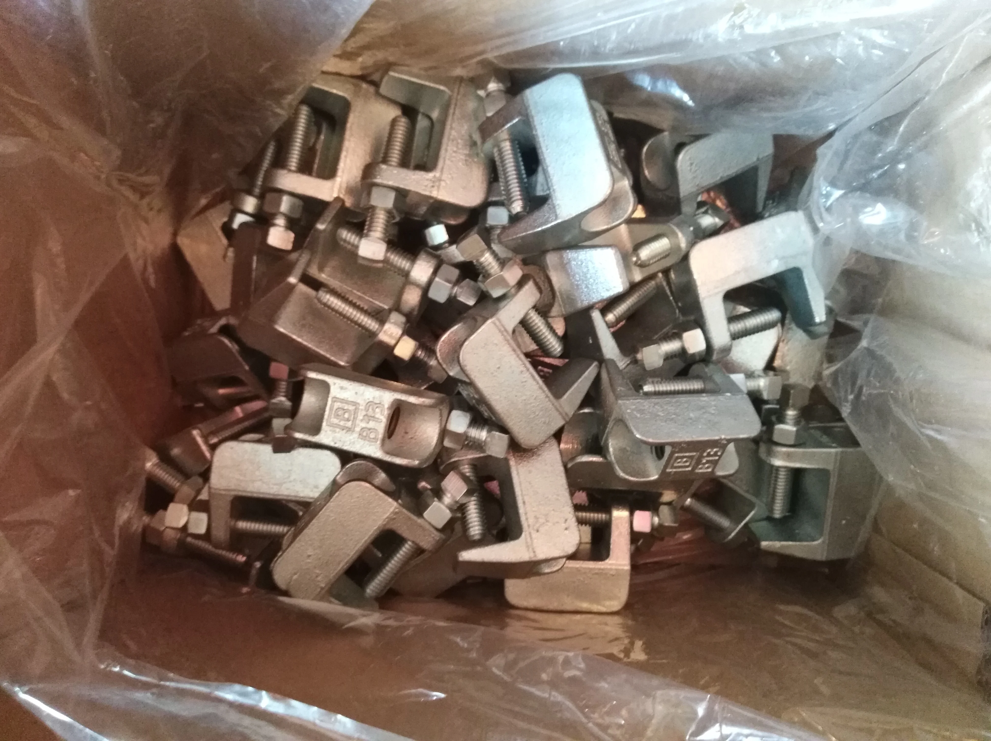 M6 M8 M10 M12 Galvanized Cast Iron Beam Clamps - Standard