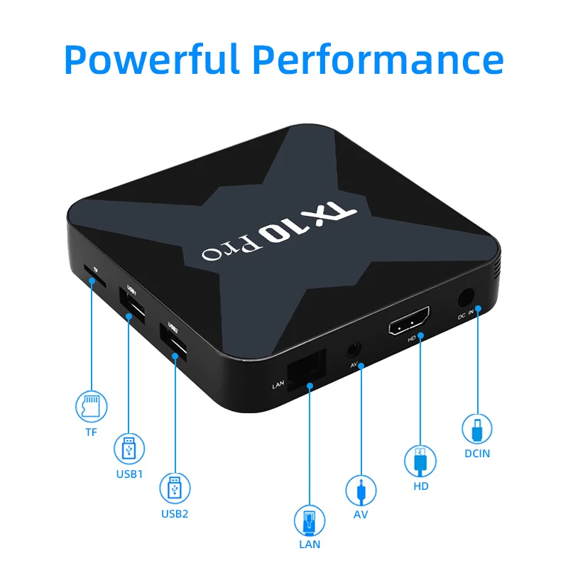 2023 Cheapest TV Box Android 13 with BT Voice Remote