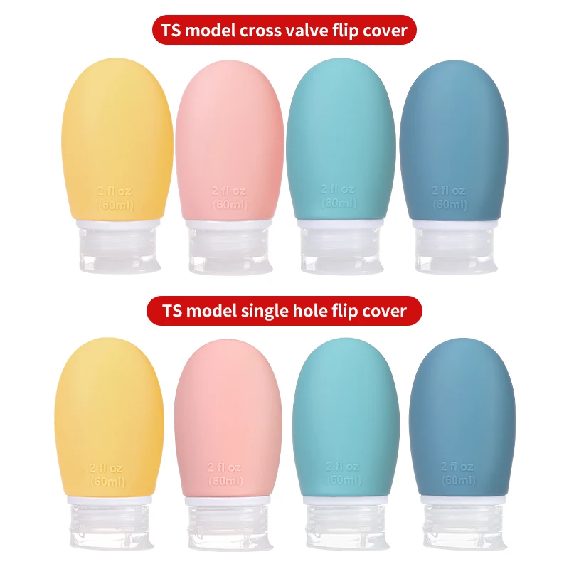 Oem Odm Custom Rectangle Twist Cap Squeeze Bottle Food Grade 60ml Soft Squeeze Lotion Bottle ...