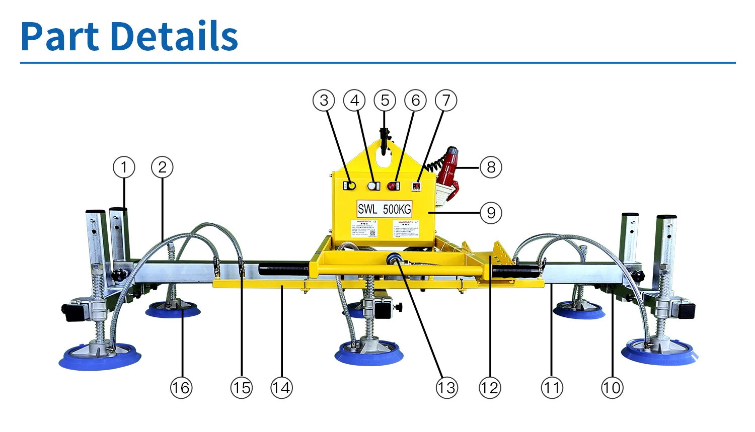 Sheet Metal Lifting Equipment Vacuum Lifter For Metal Sheets - Buy ...