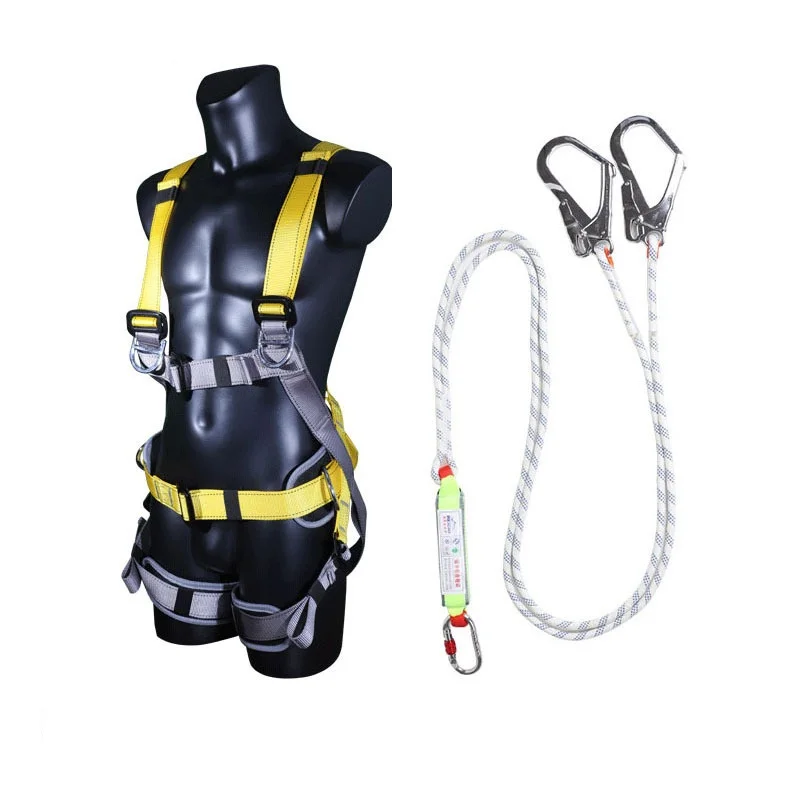 Full Body Five-Point Safety Harness with Waist and Leg Pads Outdoor ...