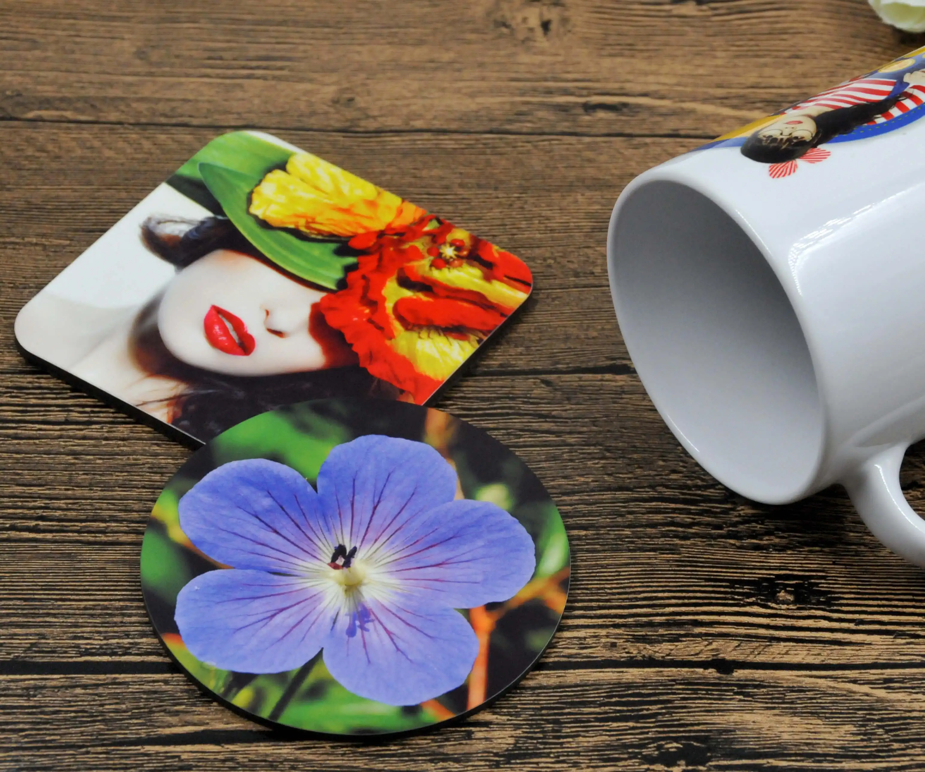 Sublimation MDF Square Coaster DIY Wooden Hardboard Blank
