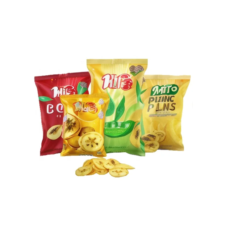 Custom Printed Plantain Potato Chips Packaging Bags