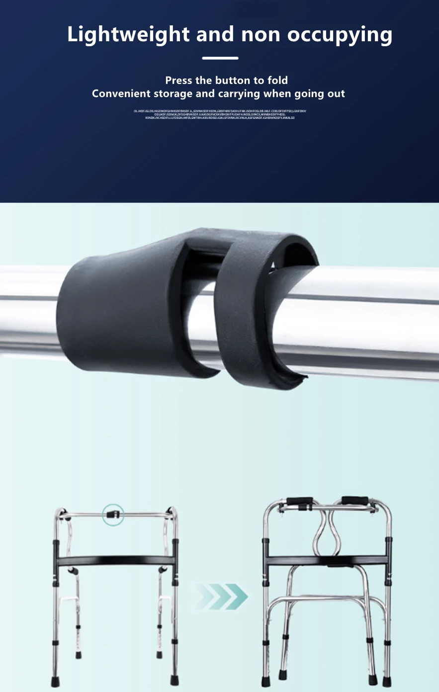 Handicap Disability Mobility Walker With 2 Wheels Walking Aid Drive ...