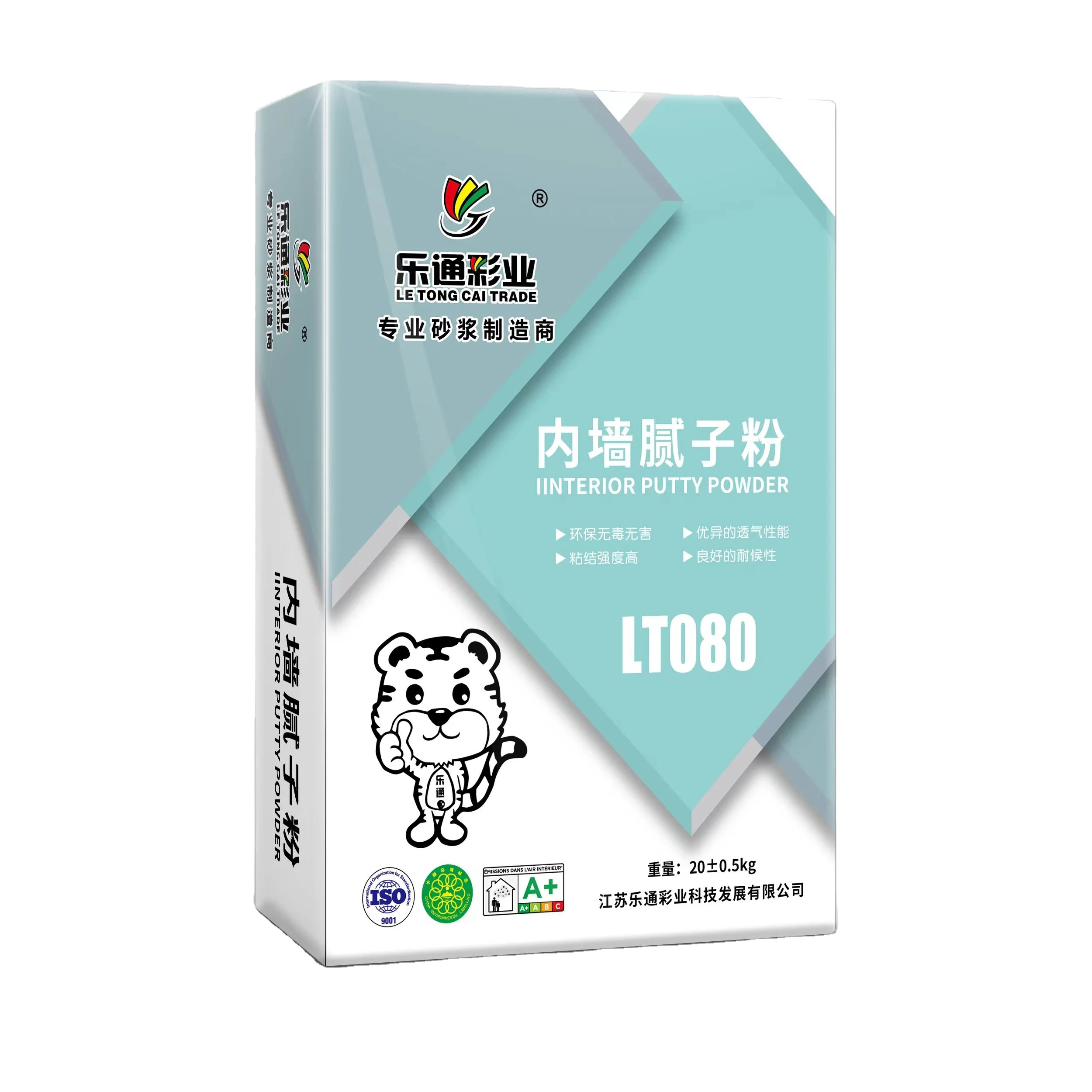 White Waterproof Interior wall putty powder Green Environmental ...