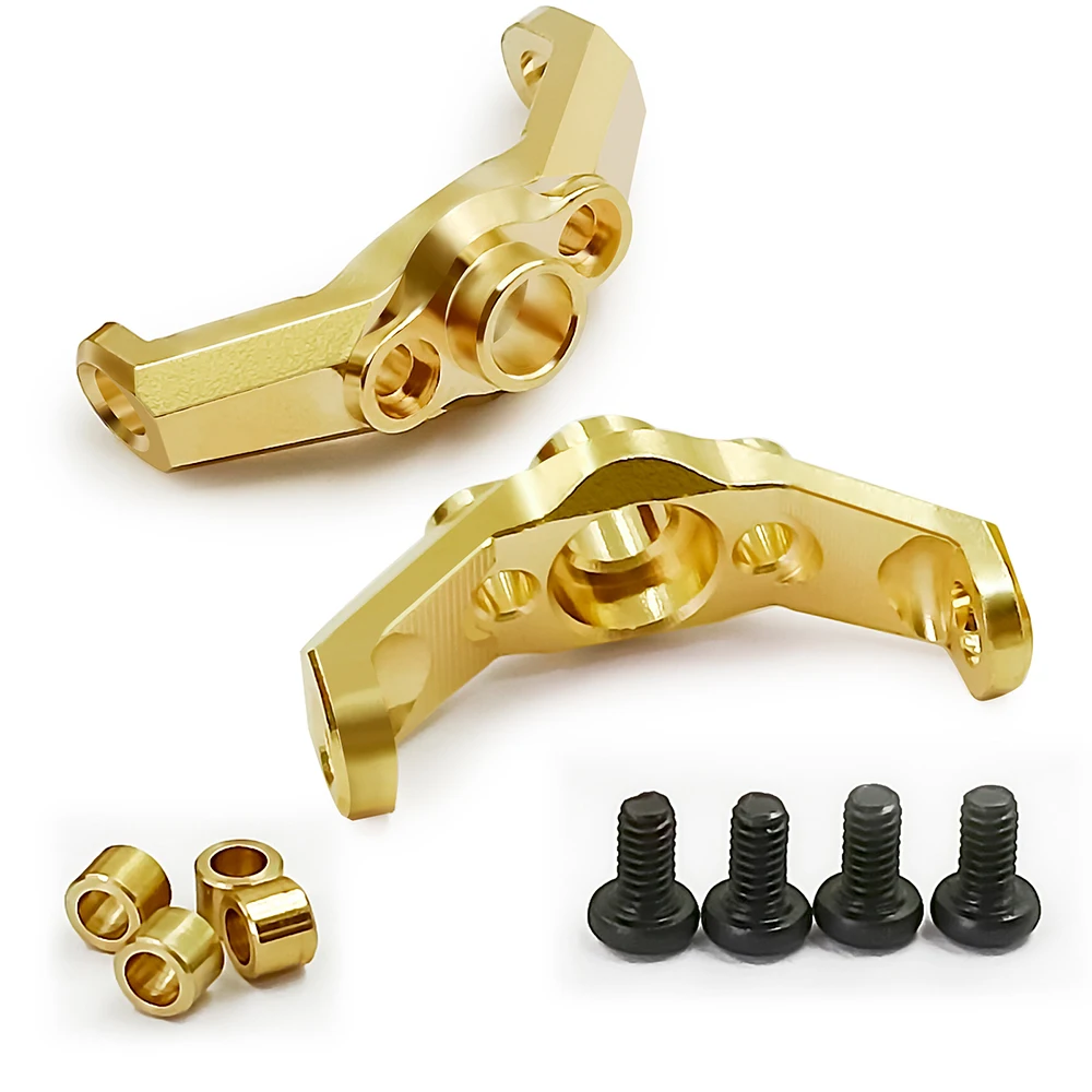 2pcs Brass Caster Carrier Blocks for Traxxas TRX4M RC Car