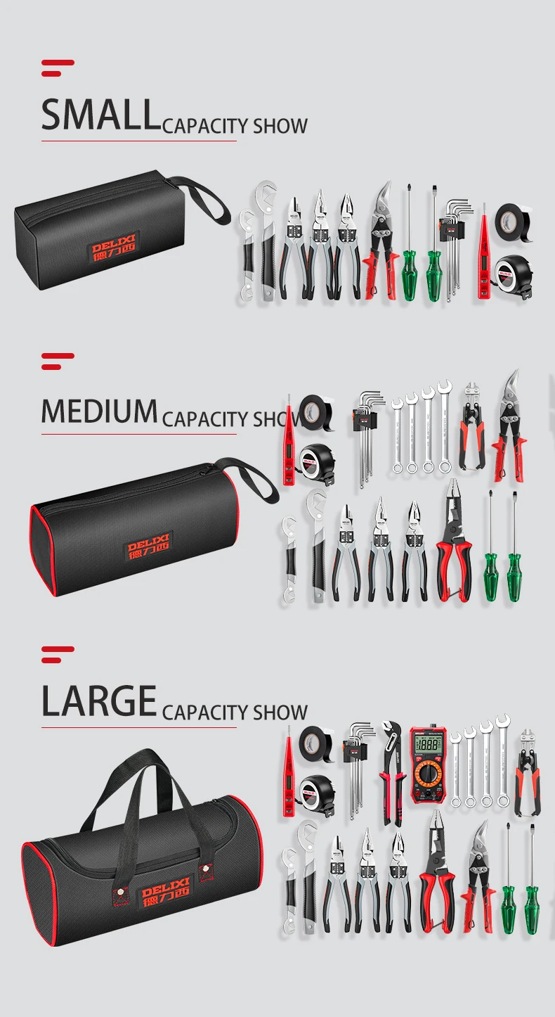 Large / Small Multifunctional Tool Bag Waterproof Wear-resistant ...