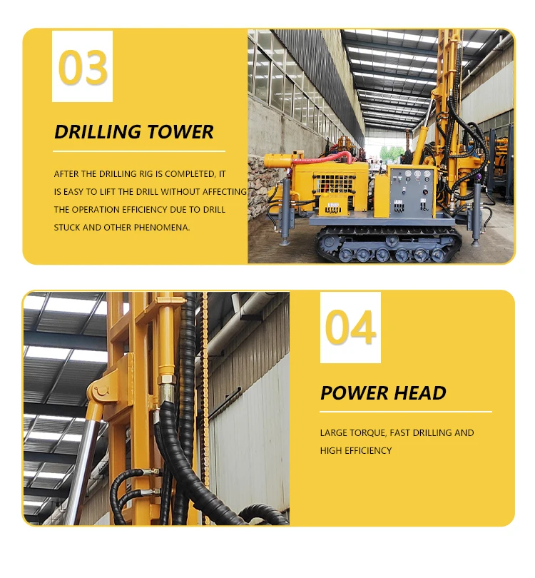 Tractor Mounted 600m Truck Mounted Drilling Rig Cheap Water Well ...