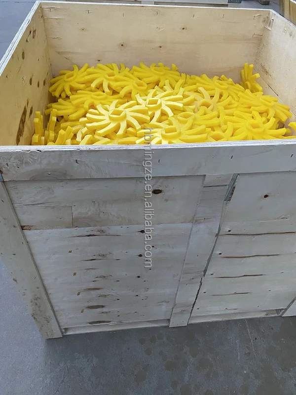 Screening Bucket Polyurethane Star and Finger Rollers