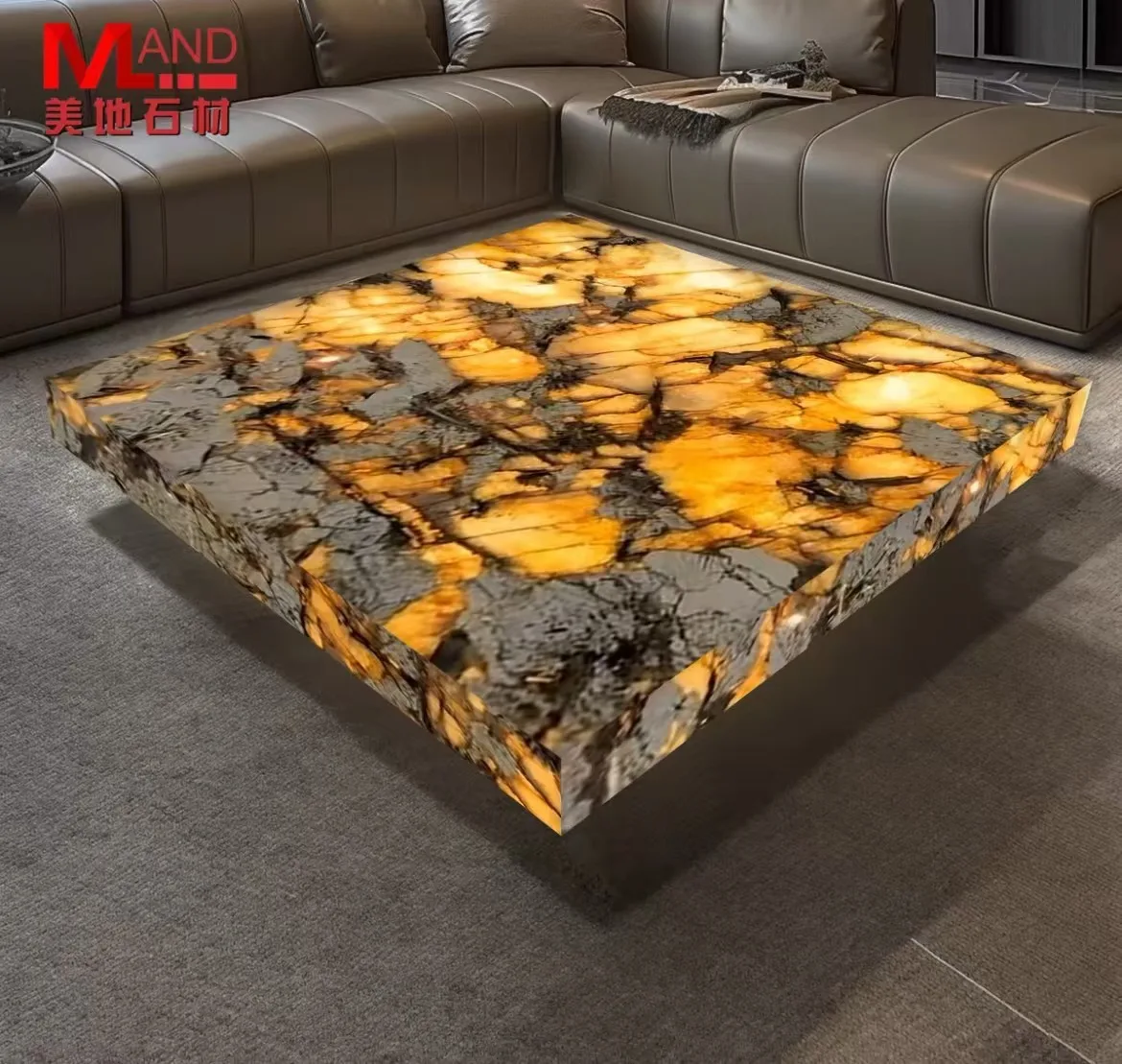Backlit Translucent Onyx Dining Table| Alibaba.com
