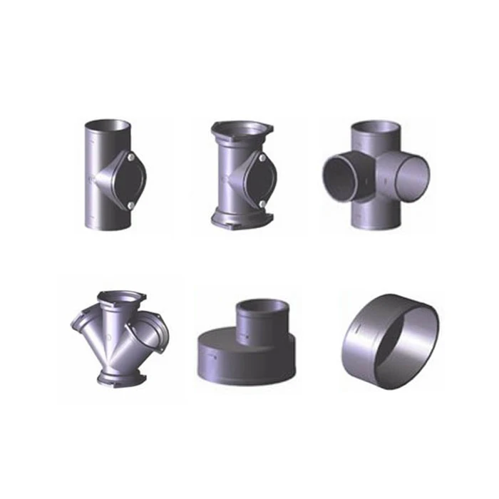 Astm A888 Hubless Pipe Fittings Epoxy Coated Hubless Grey Cast Iron ...