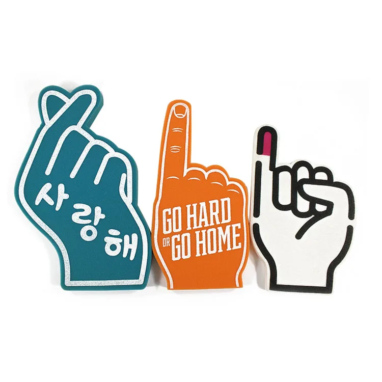 Various Shape Eva Sport Party Cheering Middle Finger Foam Hand Custom ...