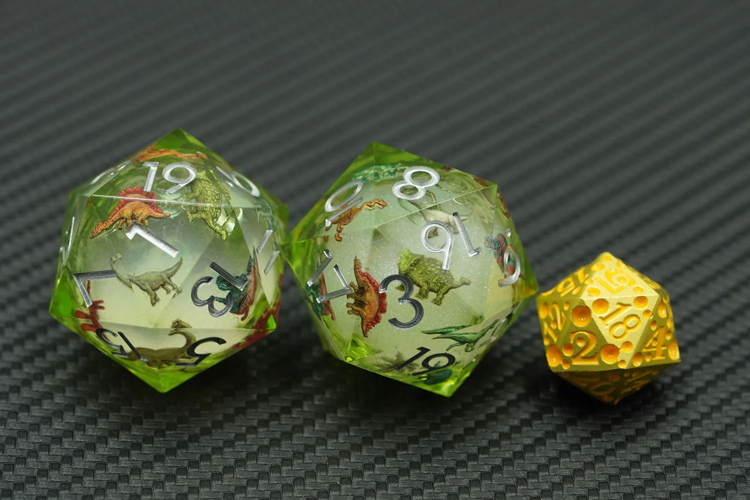 33mm Giant Custom D20 Dice Set Polyhedral 20 Sided Resin 20 Sided Bulk ...
