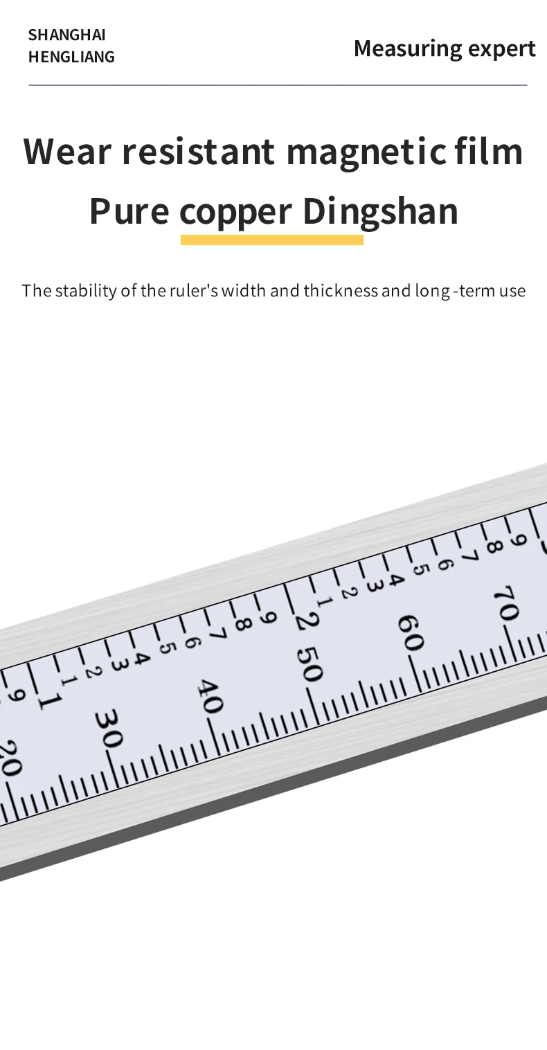 Hengliang Stainless Steel Altimeter - Precision Height Ruler