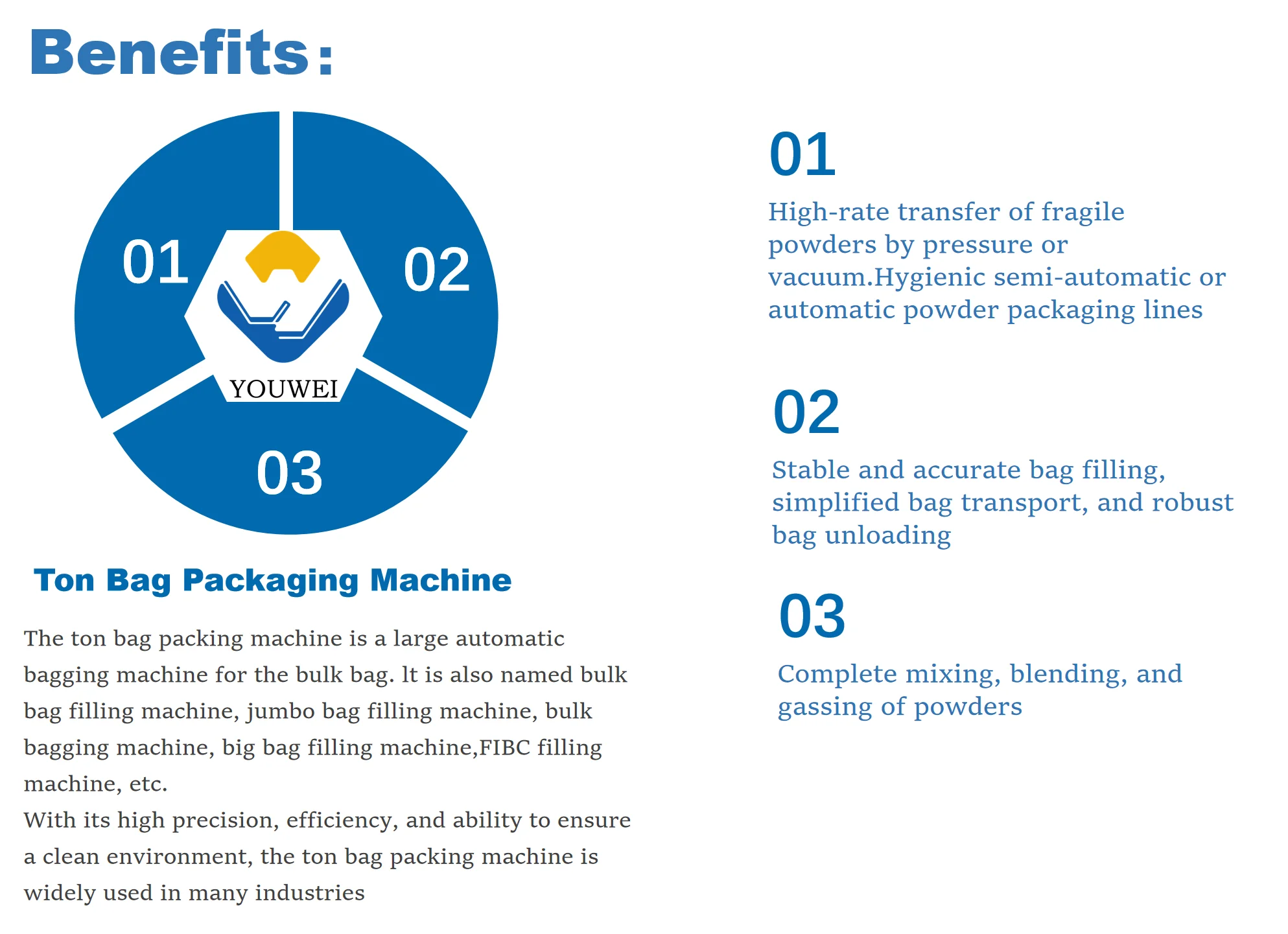 Jumbo 500kg 1000kg Ton Bulk Bag Weighing Filling Machine