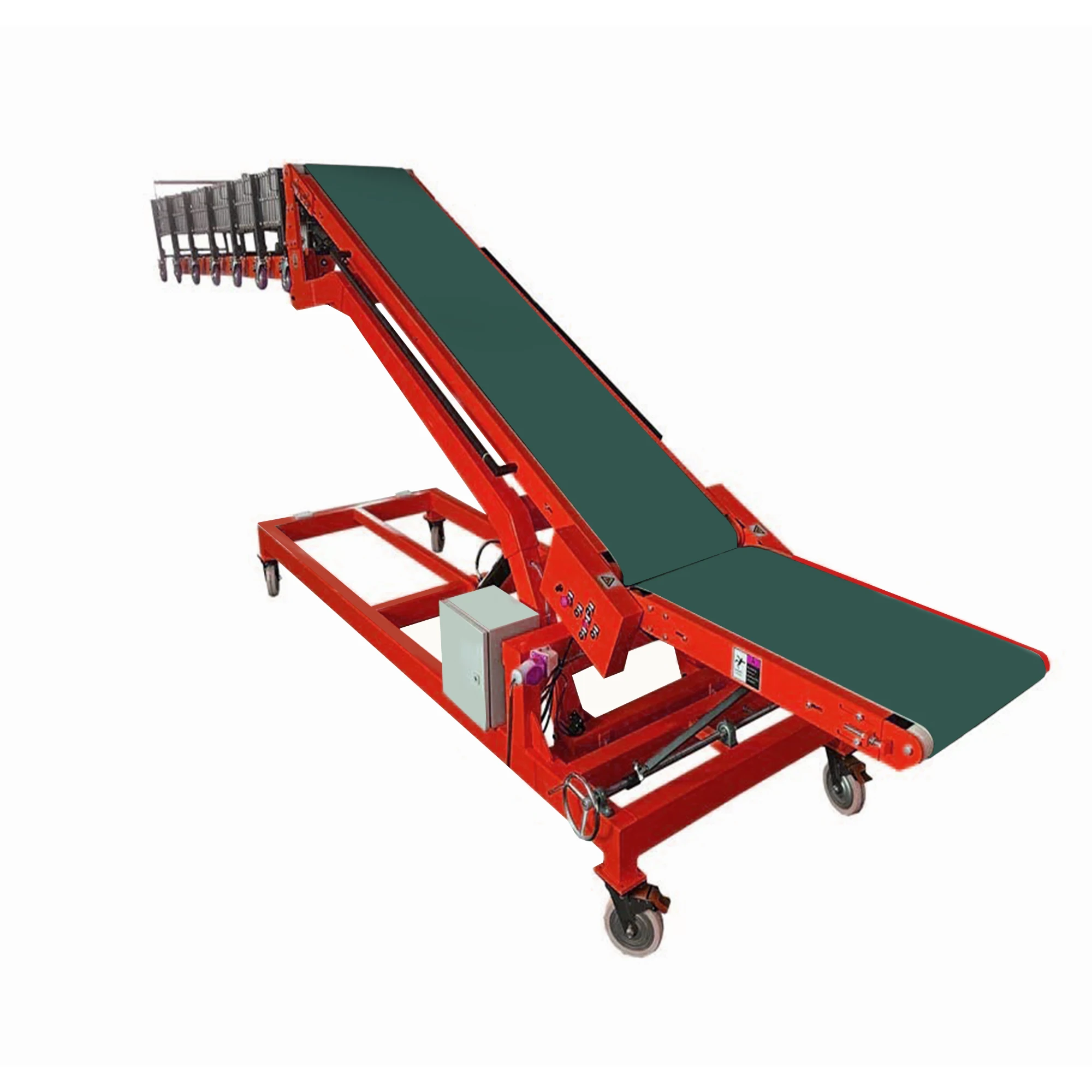 Inclined Belt Conveyor for Truck Loading & Unloading - Durable ...