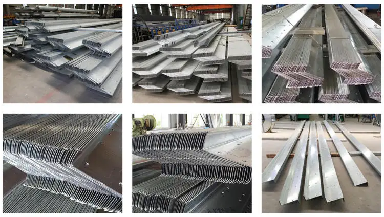 Cold Formed Perforated Stainless Steel Channels C-channel Purlins Cold ...