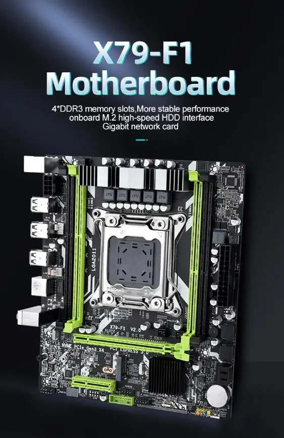 Cheapest X79f1 Lga 2011 Atx Usb2.0 Sata 3gb/s Pci-e Nvme M.2 Ssd ...