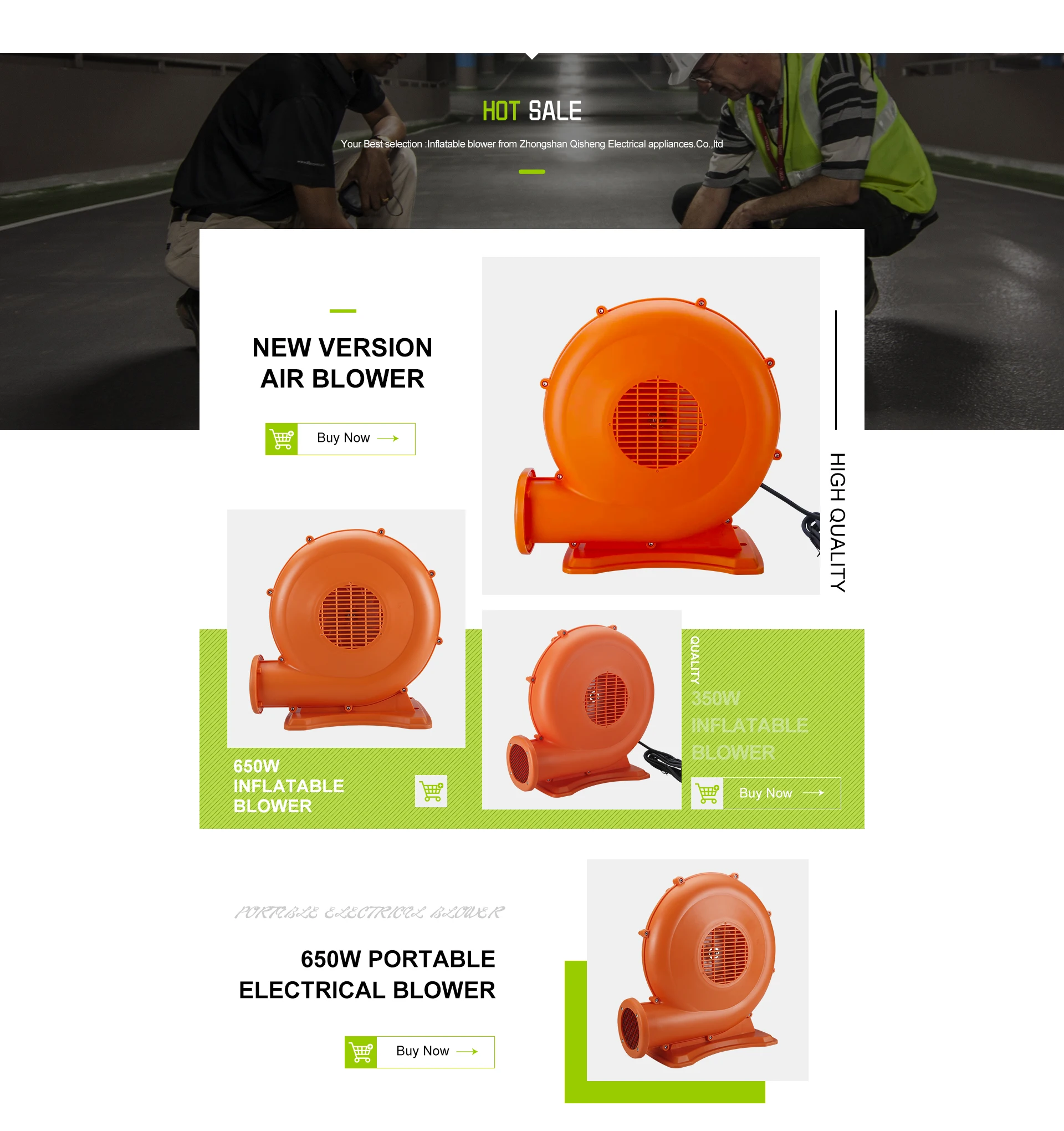 Zhongshan Qisheng Electrical Appliances Co., Ltd. - blowers for ...