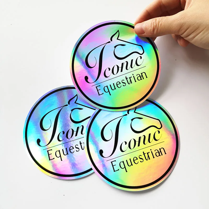 Anime Holographic Stickers - Custom Wall Art Solutions