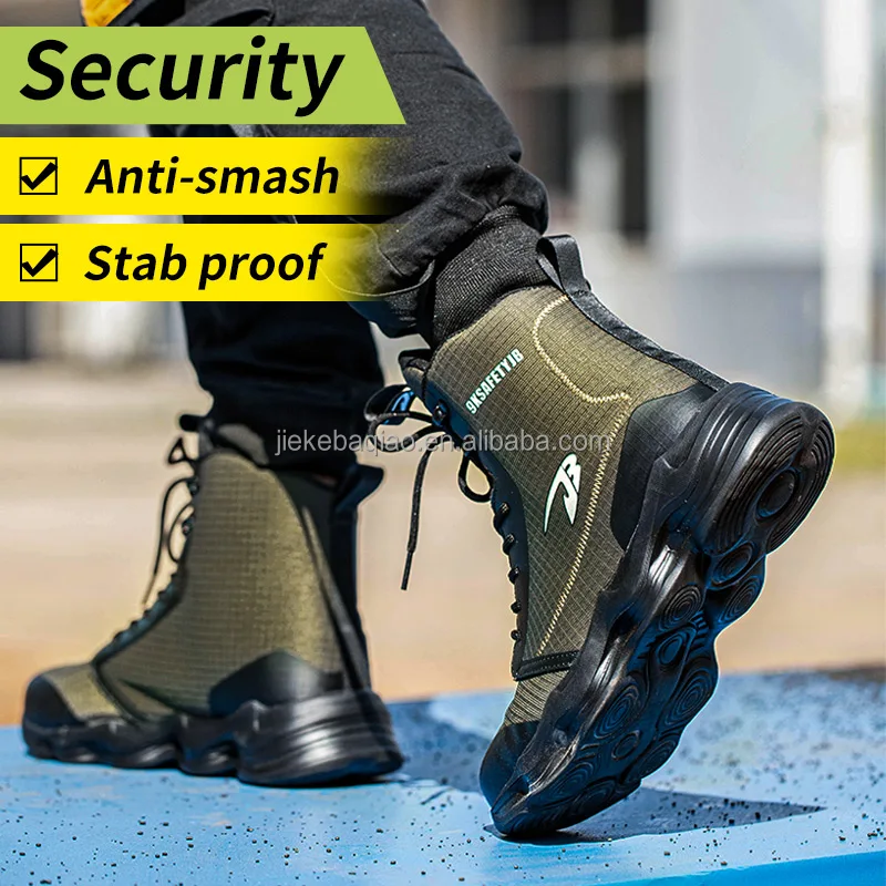 Winter Work Boots Safety Steel Toe Shoe Men Protective Shoes Anti ...