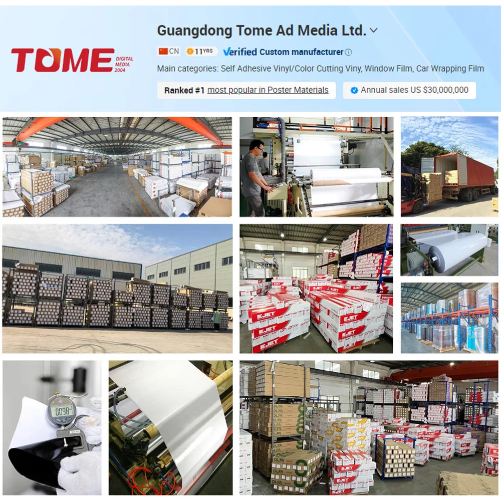 Printable EJET Self Adhesive Vinyl - Glossy Matte Stickers