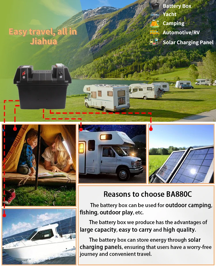 Portable Lifepo4 12v Battery Pack Lithium Battery Box Usb For Solar ...