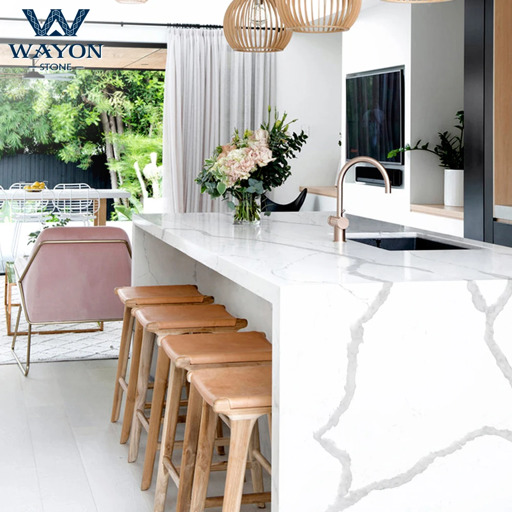 2024 Calacatta White Quartz - Durable & Stylish Countertops