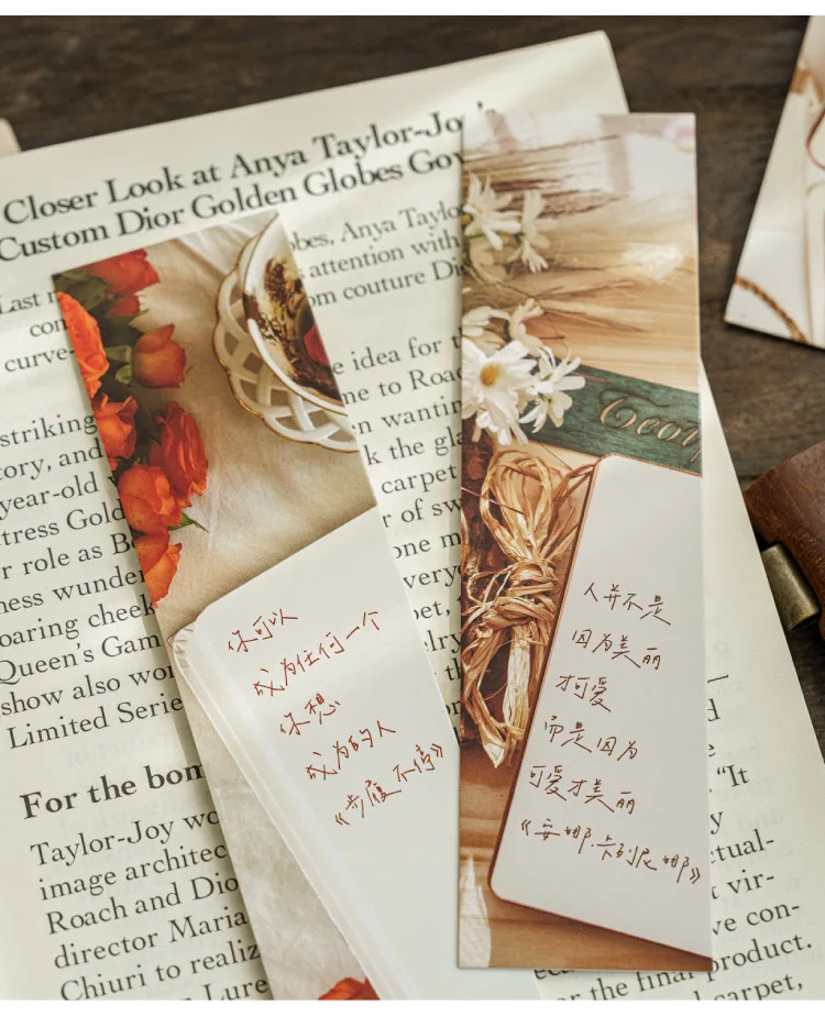 30pcs/pack Bookmarks For Kids Corner Of Study Box Handwritten Text ...