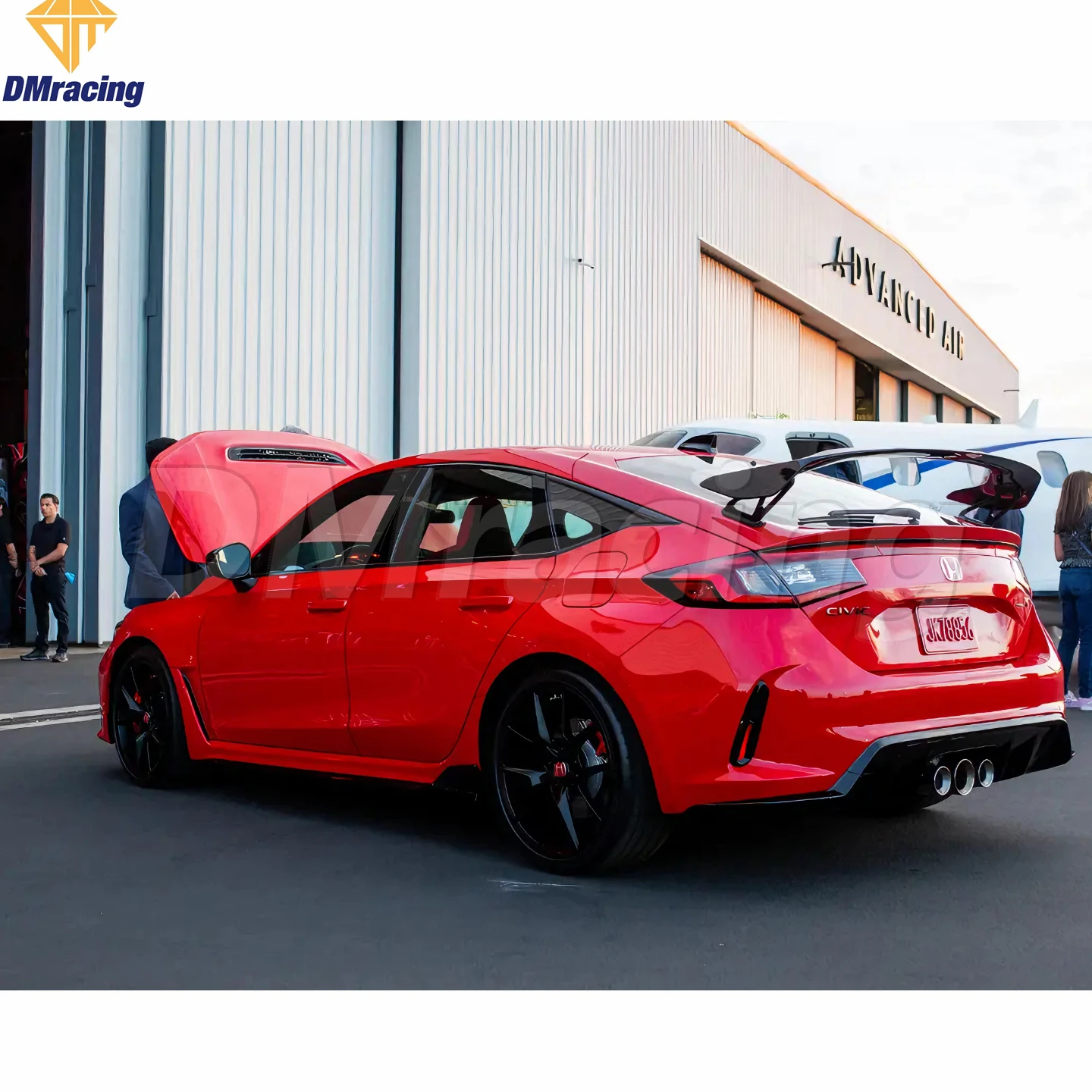 TYPE R STYLE CARBON FIBER REAR SPOILER for HONDA CIVIC XI 11TH ...