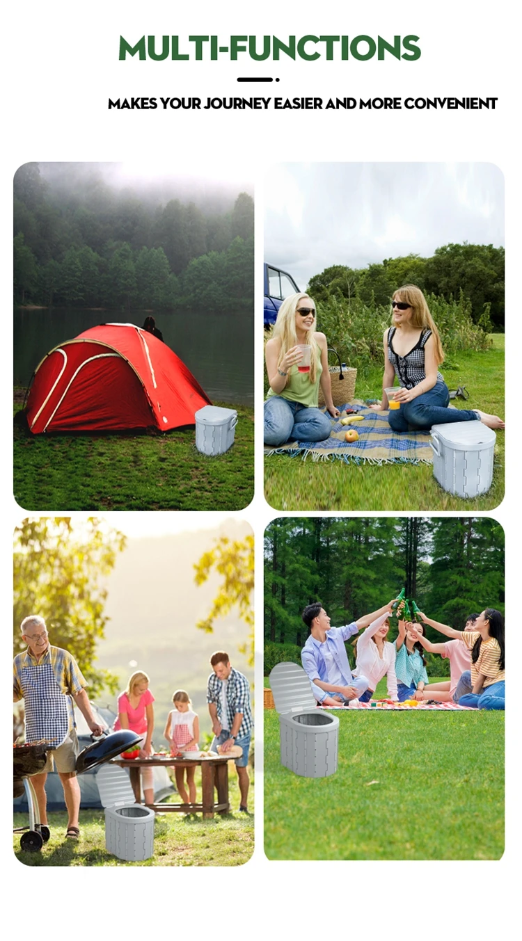 Lid Caravan Plastic Camp Toilet Portable For Car And Camping Plastic ...
