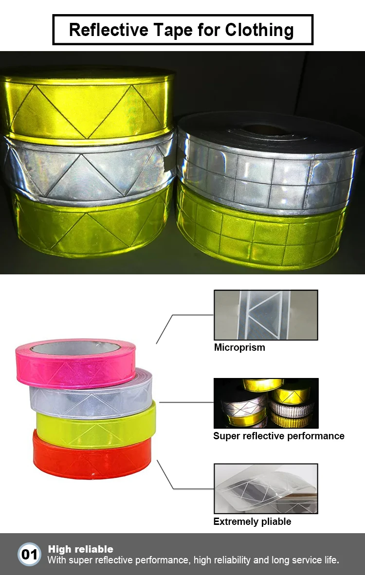 Wholesale Reflective Material High Intensity Reflective Tape Pvc 5m ...