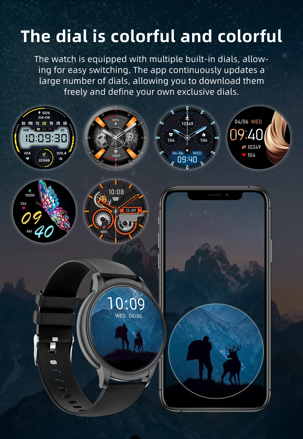 Maxtop Round Smartwatch - Luxury Fashion & Fitness Tracker