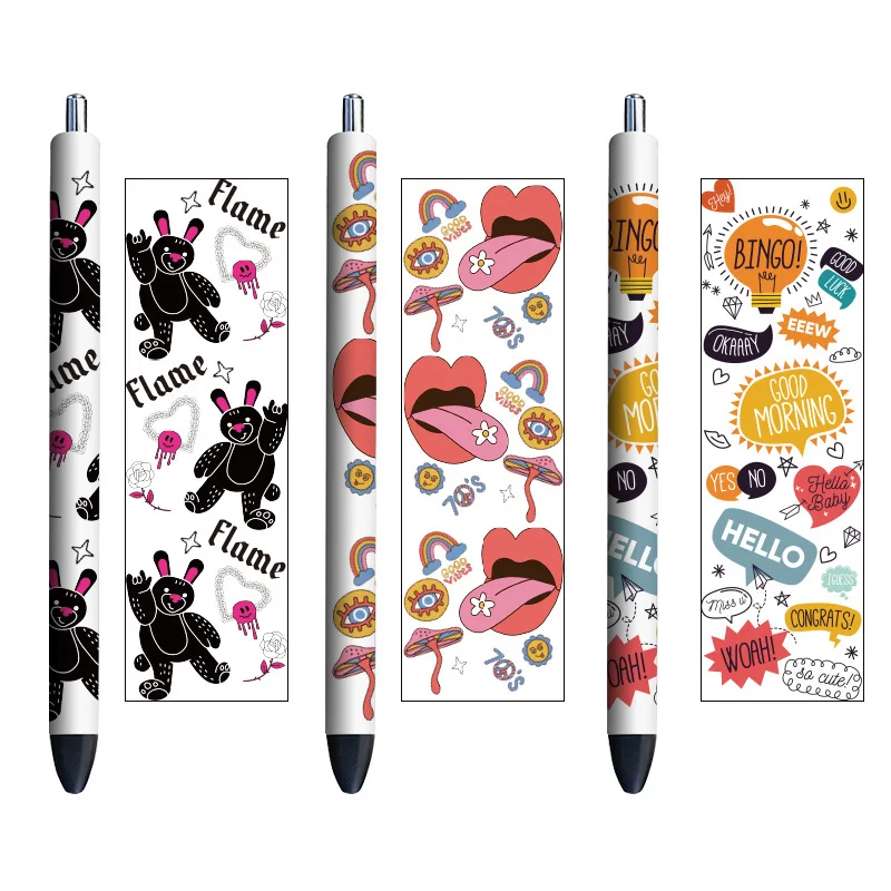 Personalized Wholesale Custom Printing Fashion Logo Uv Dtf Pen Wrap ...