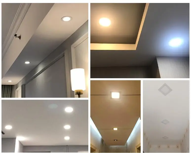 Commercial Recessed Flat Panel Light 4w 6w 9w 15w 20w Energy Saving Led ...