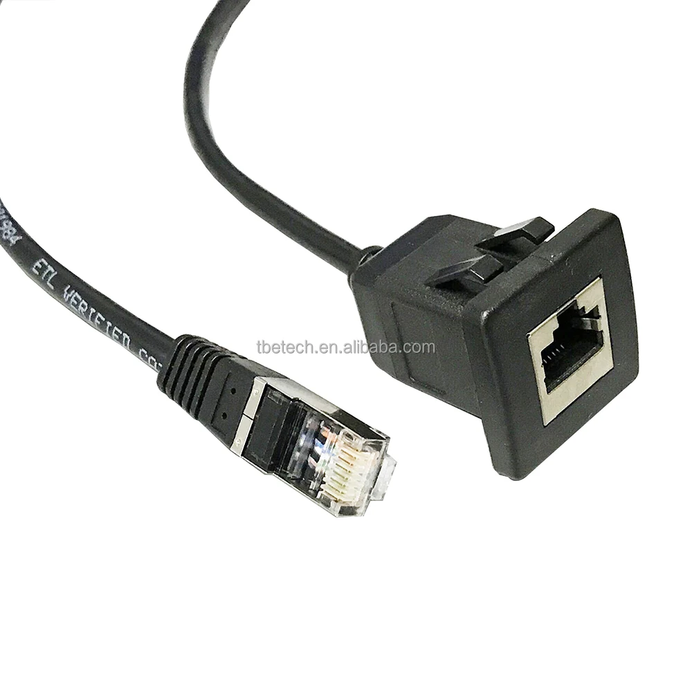 Flush Mount Rj45 Extension Cable Cat5e Lan Cable Dash Board Rj45 ...