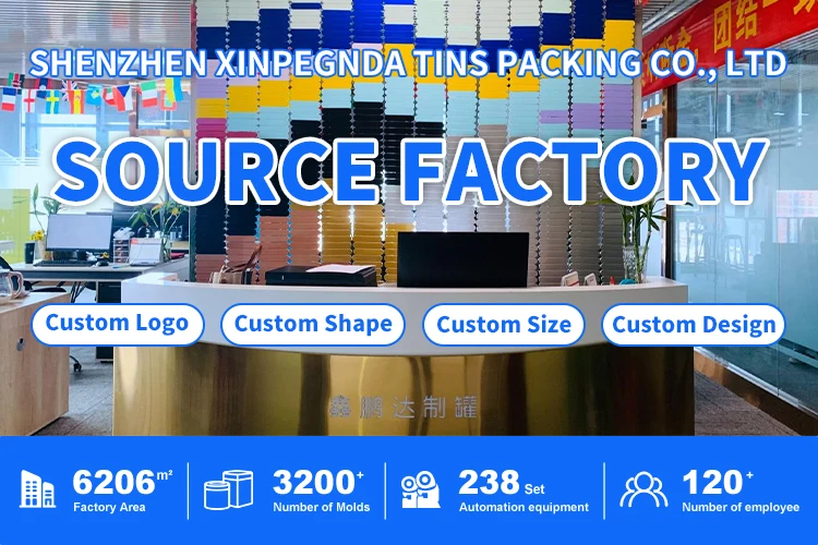 Customizable Metal Tins - Perfect for Gift Packaging