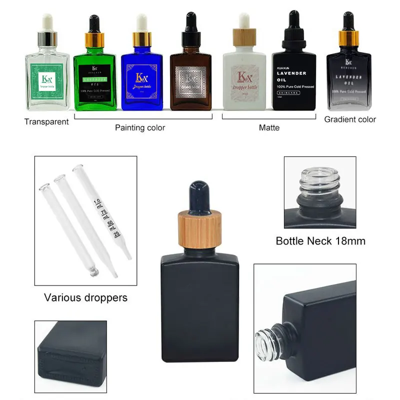 Empty Cuticle Oil Essential Oil Body Oil Container 30ml