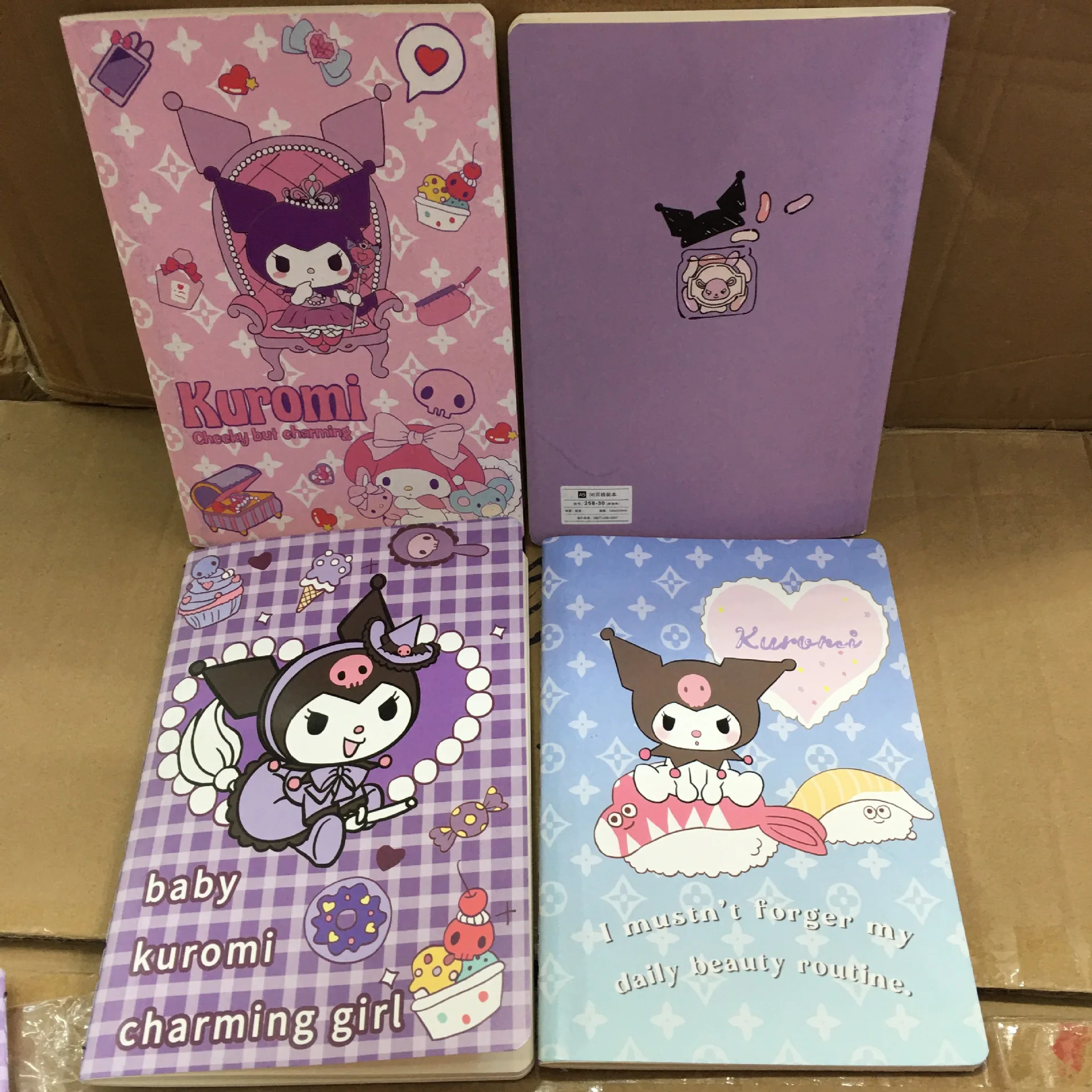 Linda Sanrioes Kuromi Noteboo Sanrioes Series Anime A5 Notebook 36 ...