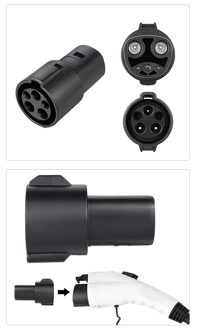 Hotsell American Standard J1772 To Tesla 250v Ac 80a Charging Adapter ...